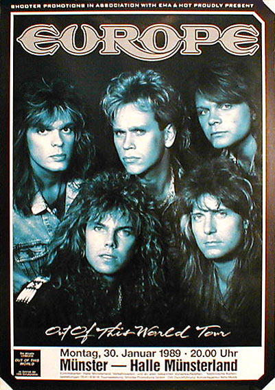 Europe - Postertreasures.com - Your 1.st stop for original Concert and ...