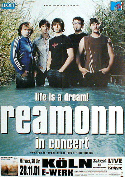 Reamonn - Postertreasures.com - Your 1.st stop for original Concert and ...