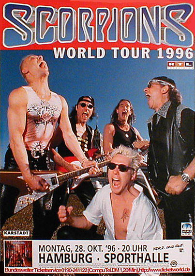 Scorpions - Postertreasures.com - Your 1.st stop for original Concert ...